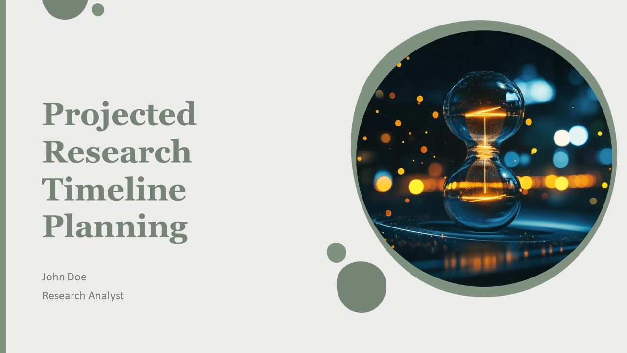 Projected Research Timeline Planning PPT Example AT