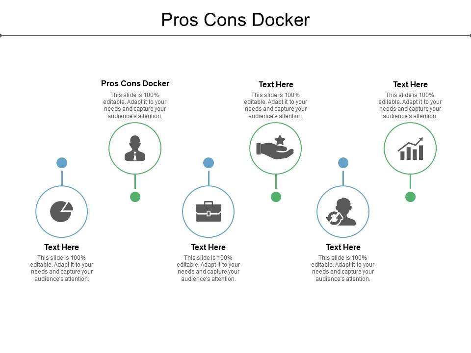 Pros Cons Docker Ppt Powerpoint Presentation Icon Background Image Cpb