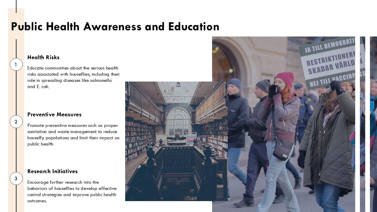 Public Health Awareness And Education Housefly Fascinating PPT Slides ...