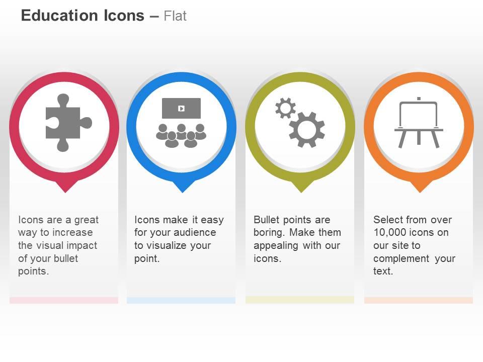 Puzzles video conference engineering blackboard ppt icons graphics ...