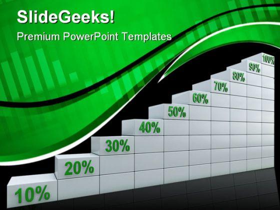 Chart with percents business marketing powerpoint templates and ...