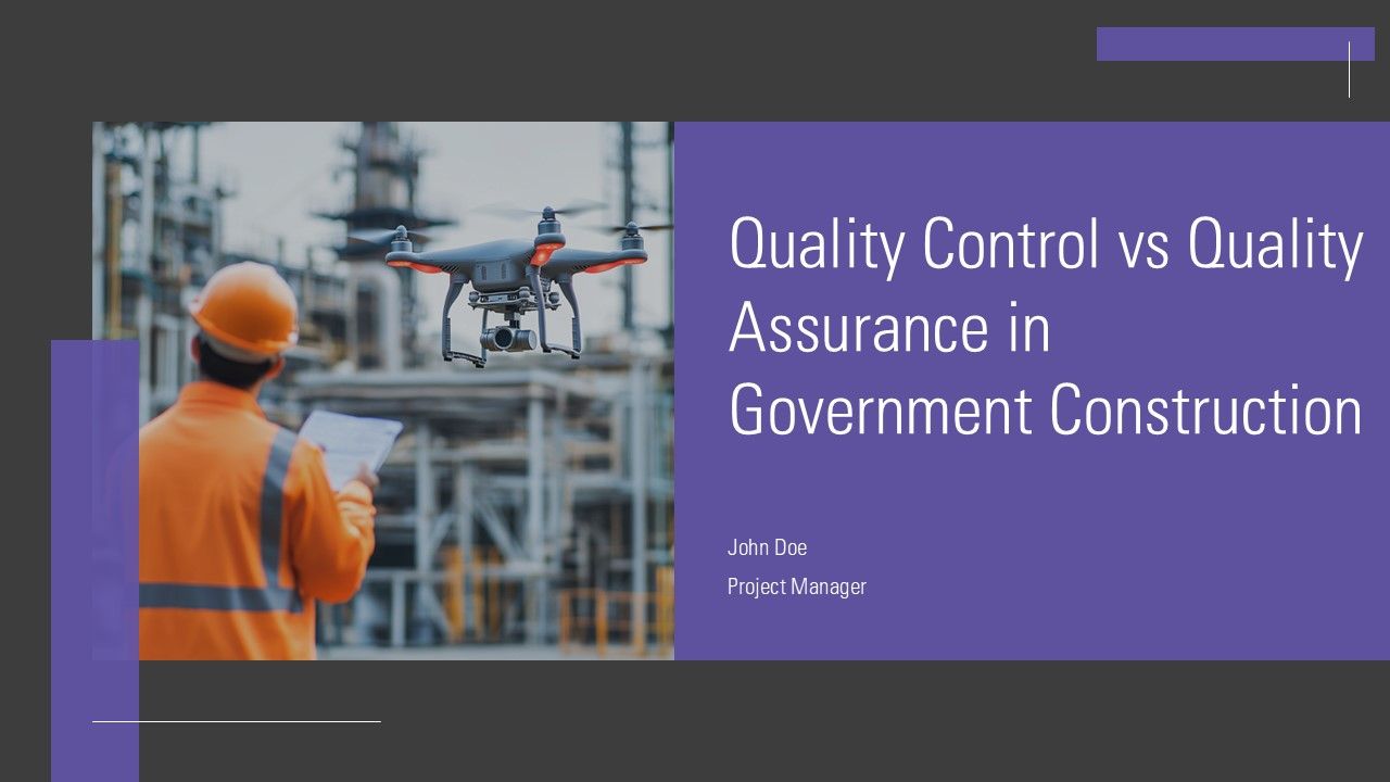 Quality Control Vs Quality Assurance In Government Construction PPT ...