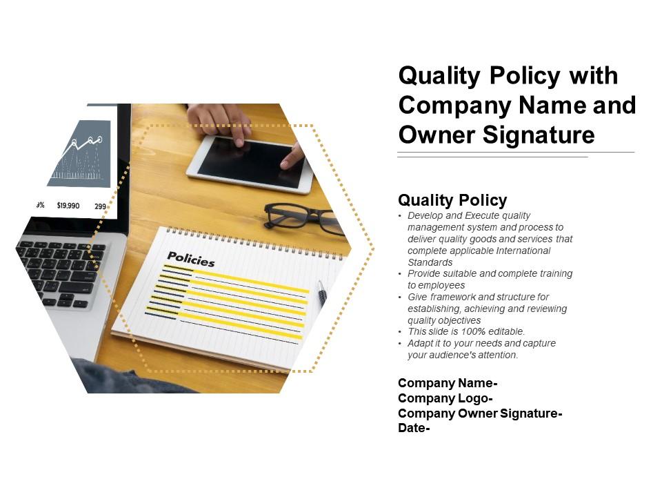 Quality Policy Template