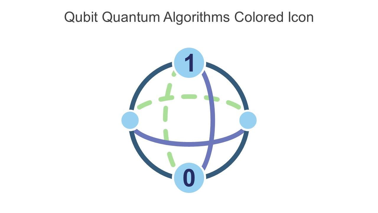 Qubit Quantum Algorithms Colored Icon In Powerpoint Pptx Png And Editable Eps Format PPT ...