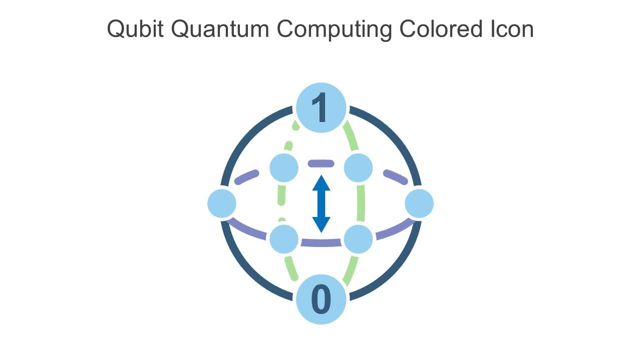 Qubit Quantum Computing Colored Icon In Powerpoint Pptx Png And Editable Eps Format Ppt Powerpoint