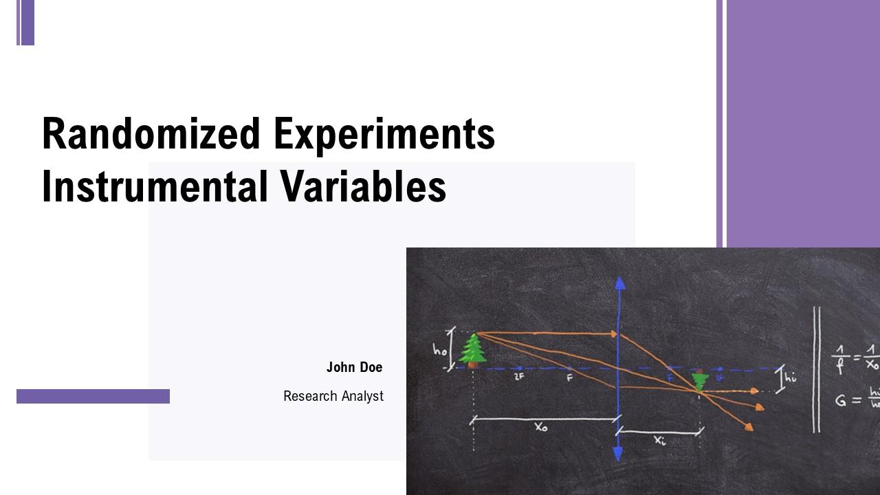 Randomized Experiments Instrumental Variables Ppt Information Acp Ppt