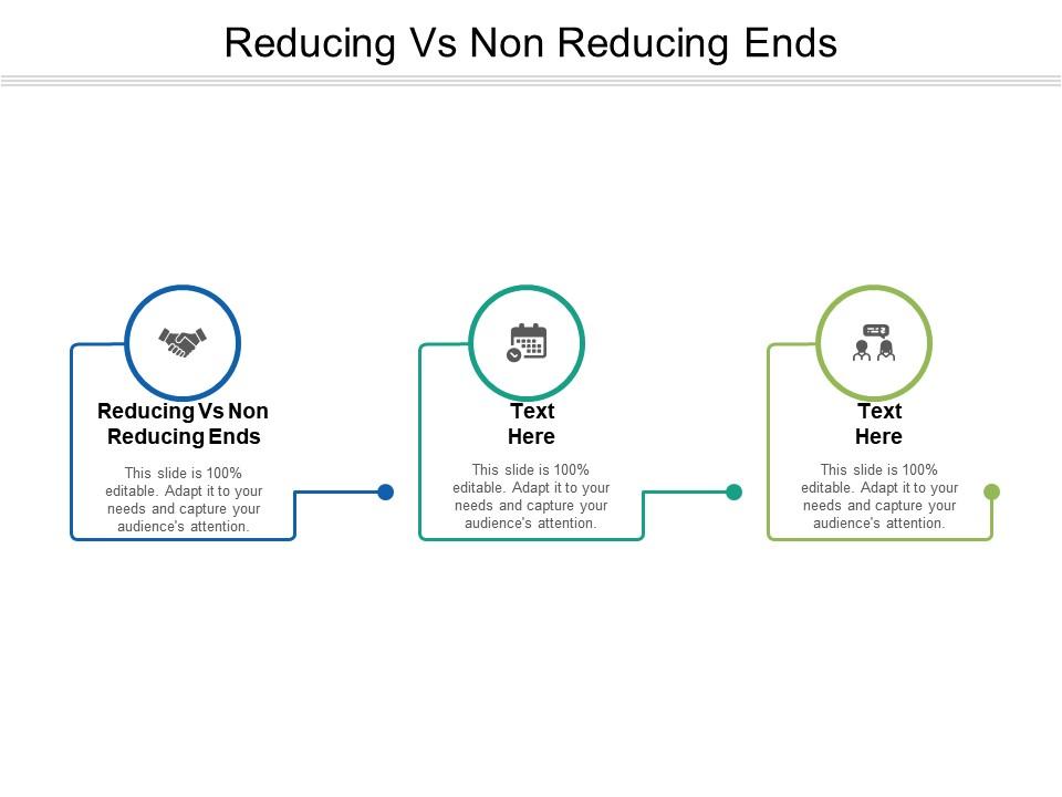 Reducing Vs Non Reducing Ends Ppt Powerpoint Presentation Icon Graphics
