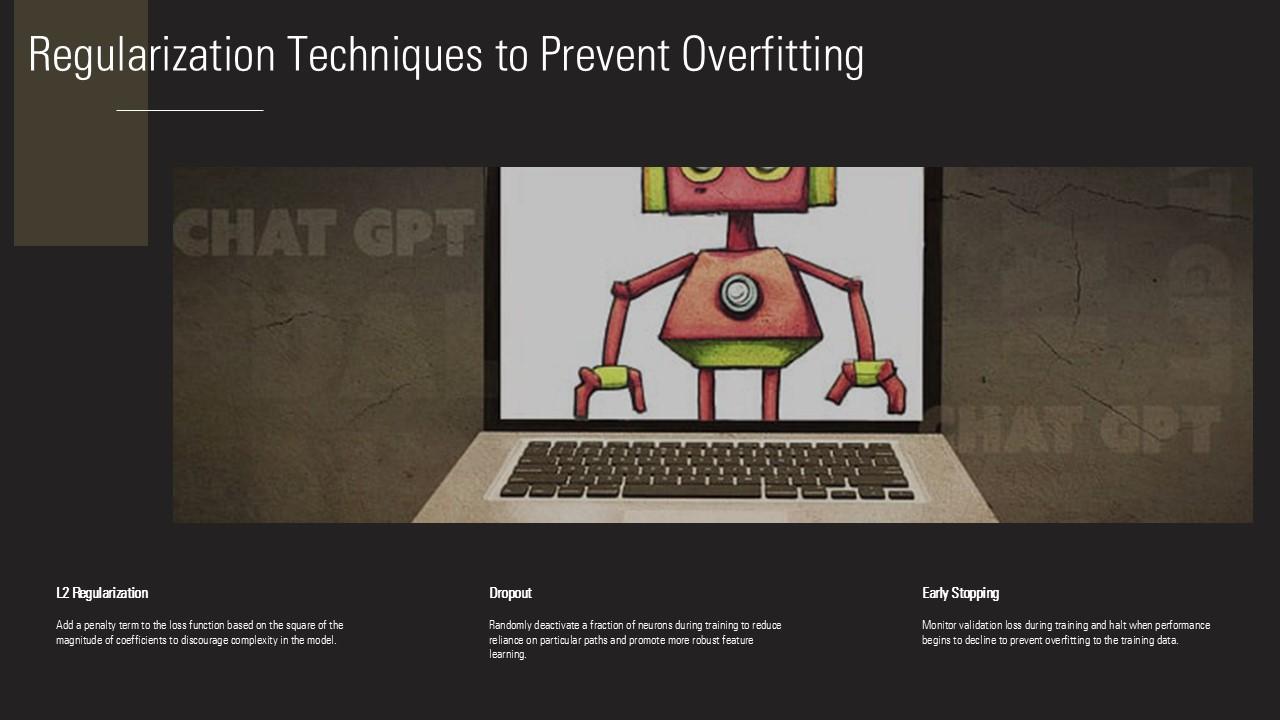 Regularization Techniques To Prevent Overfitting Connection Weights Ppt Example St Ai Ss Ppt