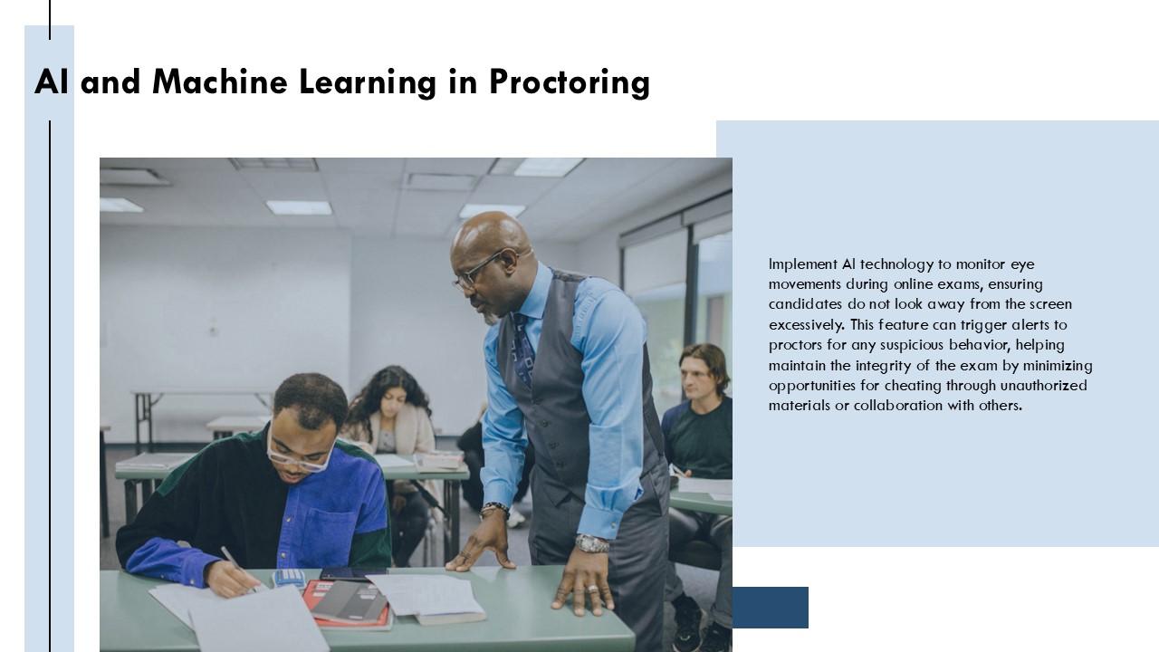 Remote Proctoring Online Exam Monitoring Technology Ppt Template St Ai