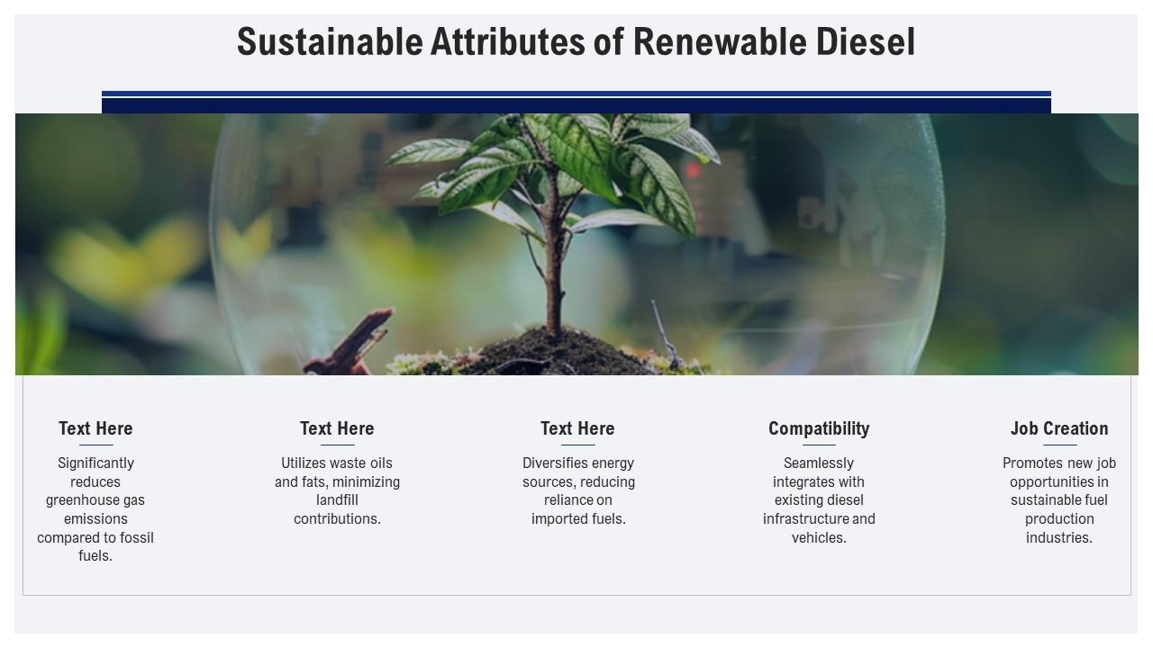 Renewable Diesel Sustainable Fuel Solutions For A Greener Future PPT ...
