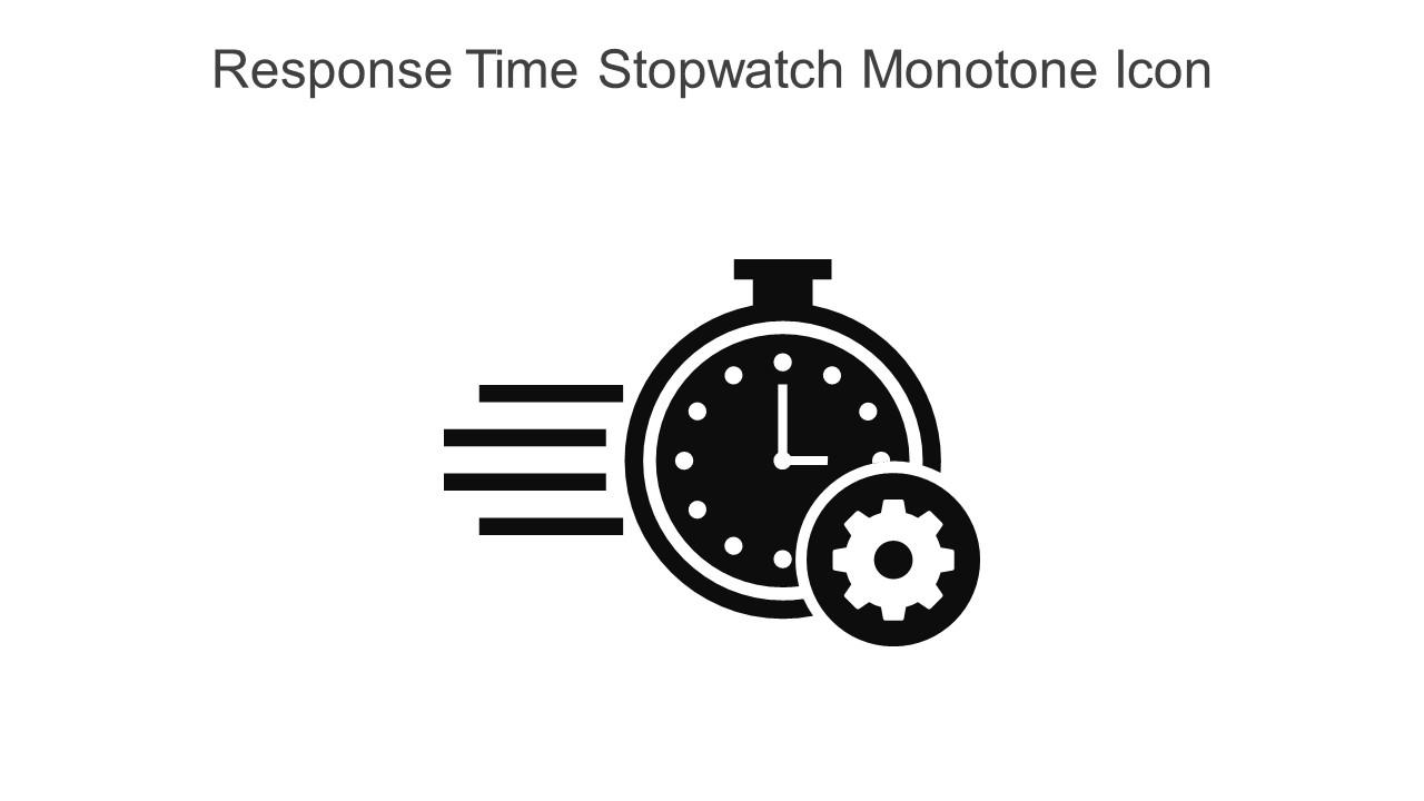 Response Time Stopwatch Monotone Ico In Powerpoint Pptx Png And Editable Eps Format Ppt Powerpoint