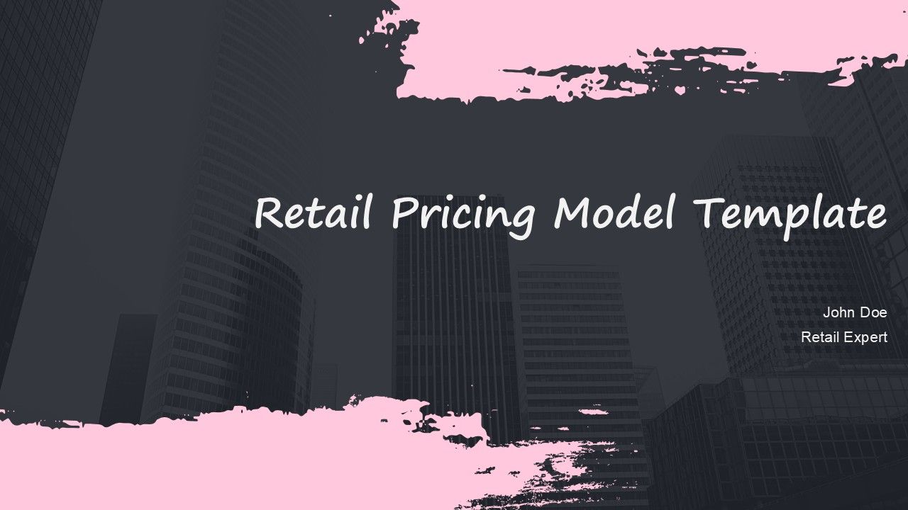 Retail Pricing Model Template PPT PowerPoint ACP
