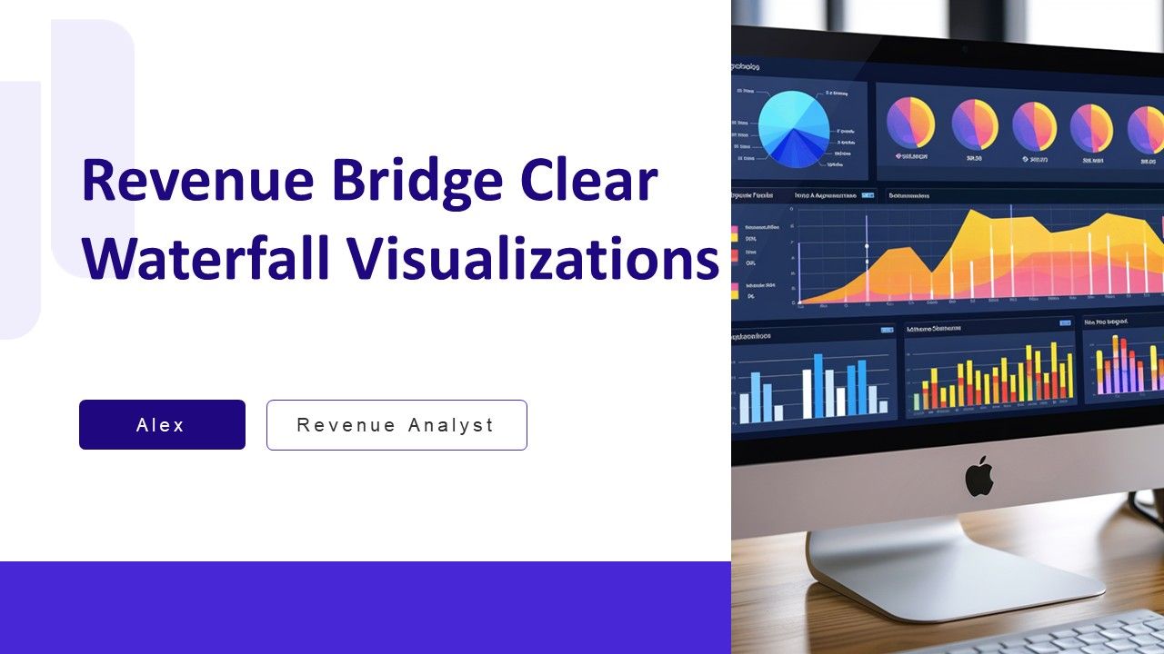 Revenue Bridge Clear Waterfall Visualizations PPT Example AT
