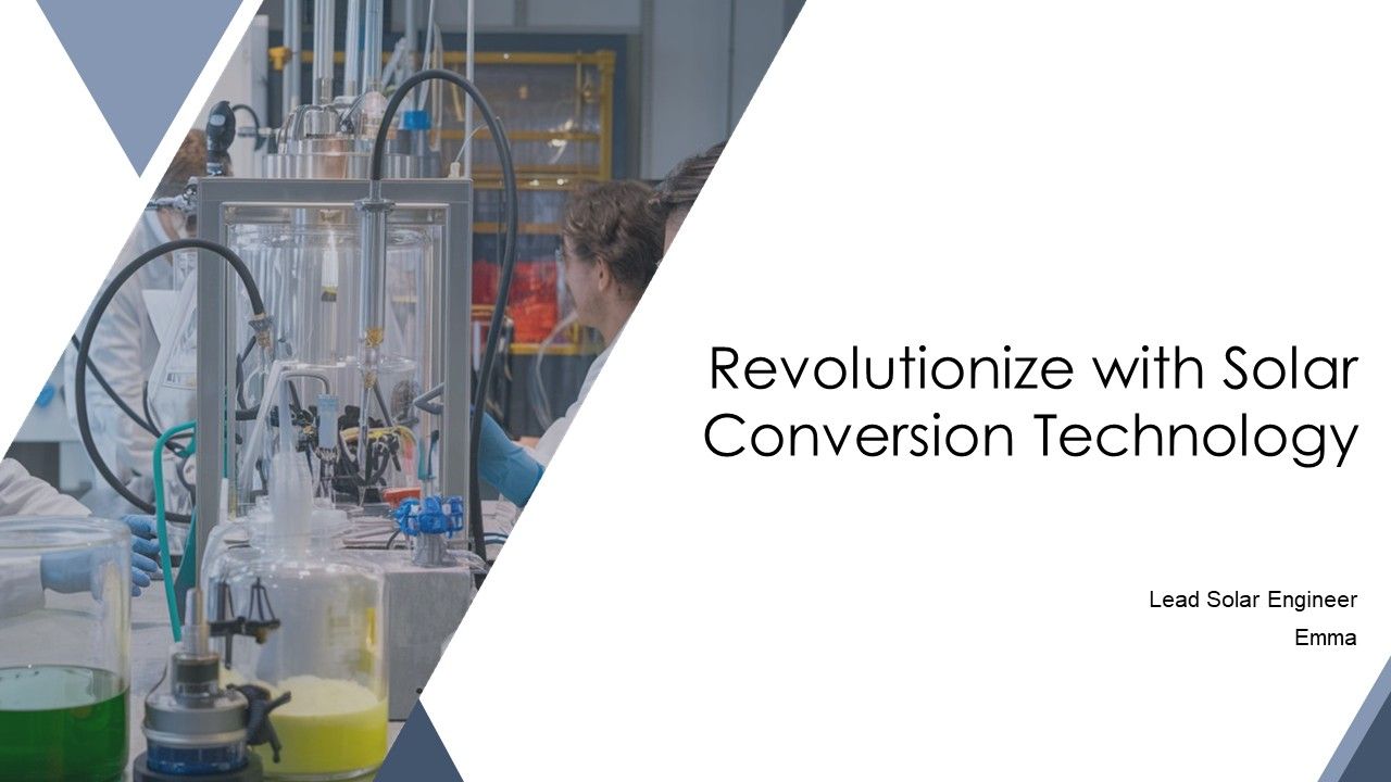Revolutionize With Solar Conversion Technology PPT Guidelines AT