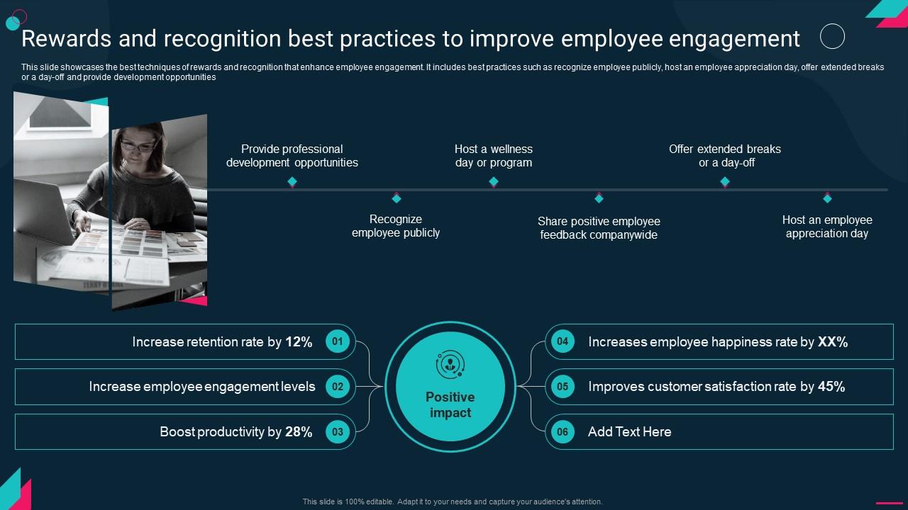 Rewards And Recognition Best Practices To Improve Employee Engagement Action Plan PPT PowerPoint