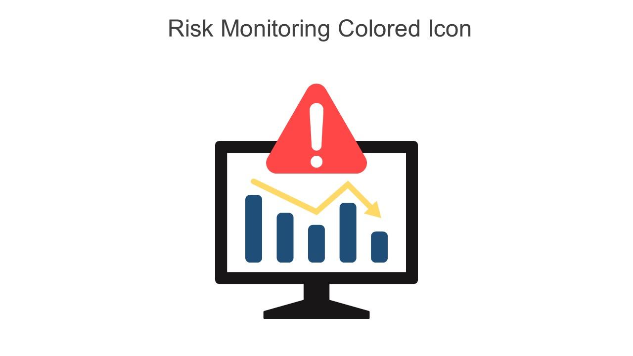 Risk Monitoring Colored Icon In Powerpoint Pptx Png And Editable Eps