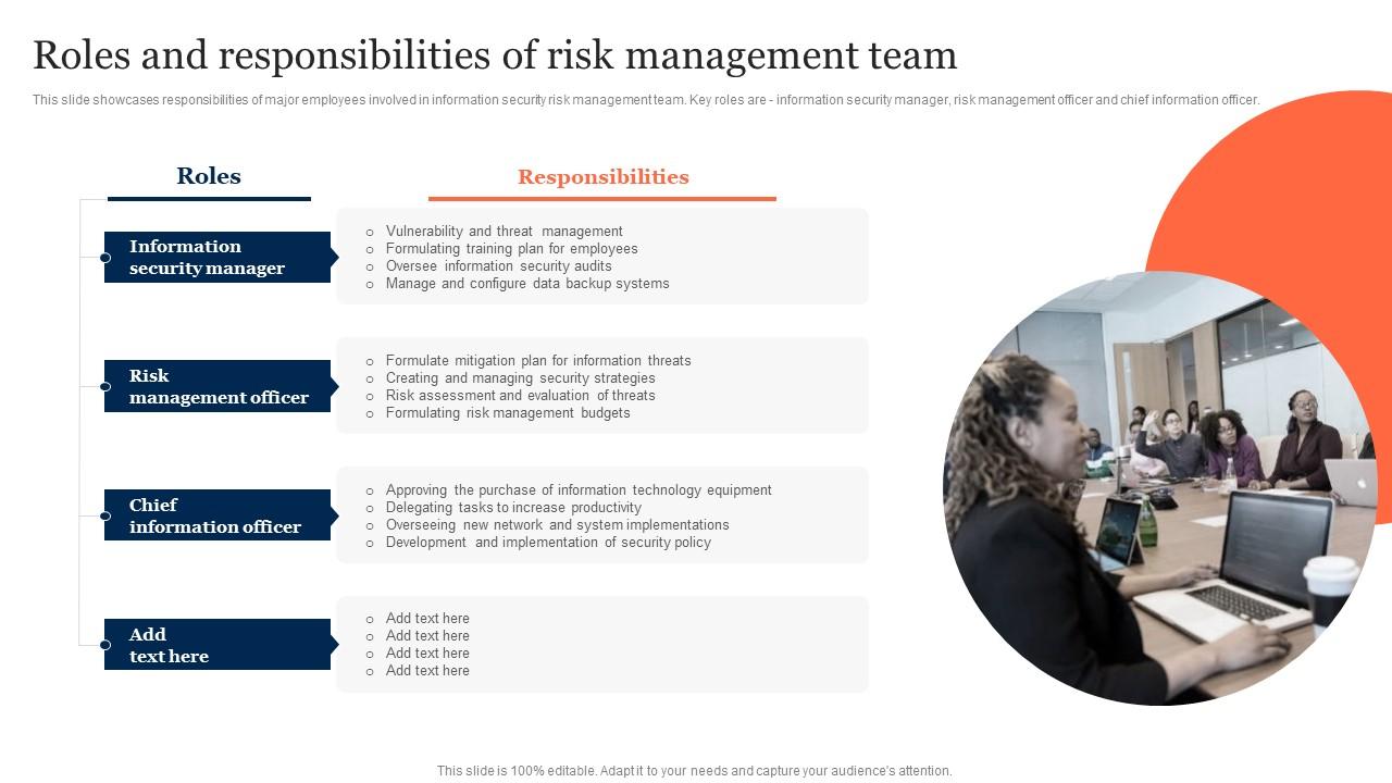 Roles And Responsibilities Of Risk Management Team Information Security ...