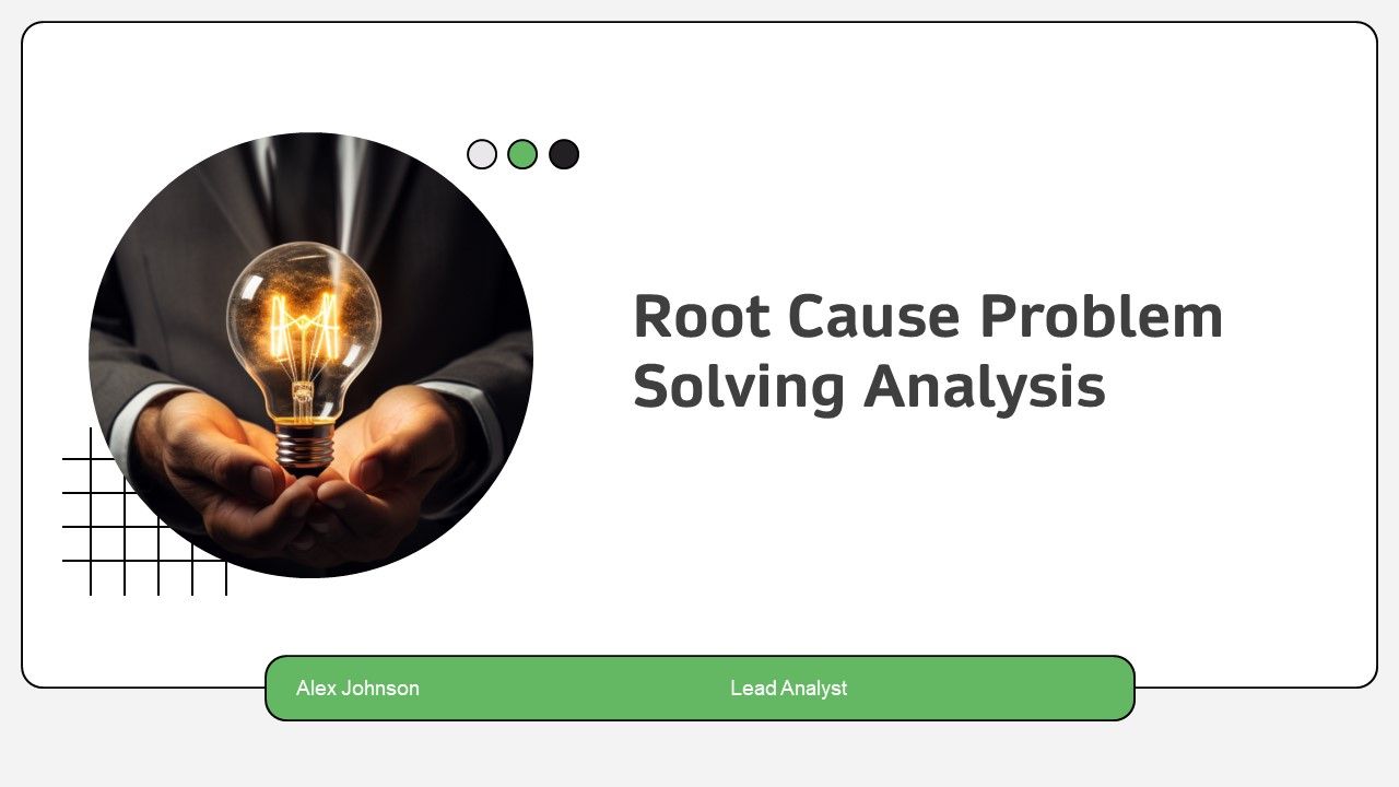 Root Cause Problem Solving Analysis PPT Demonstration AT