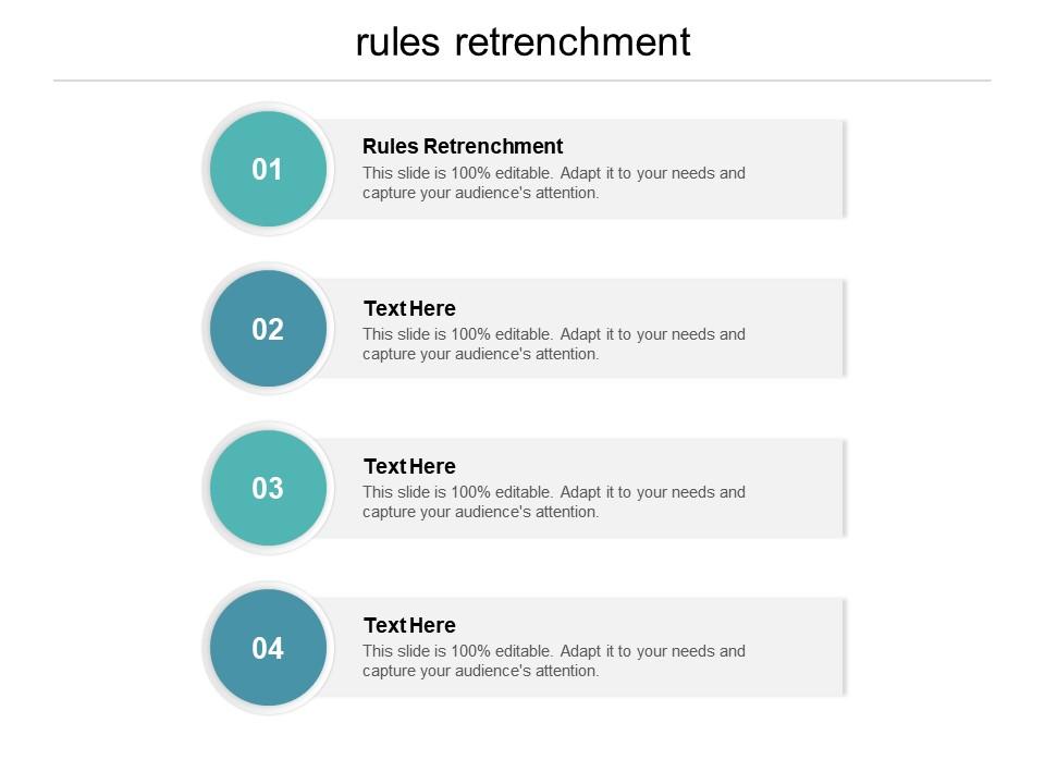 Rules Retrenchment Ppt Powerpoint Presentation File Summary Cpb | Presentation Graphics ...
