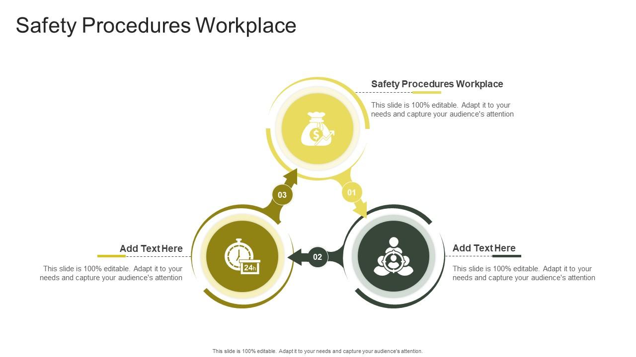 Safety Procedures Workplace In Powerpoint And Google Slides Cpp PPT Template