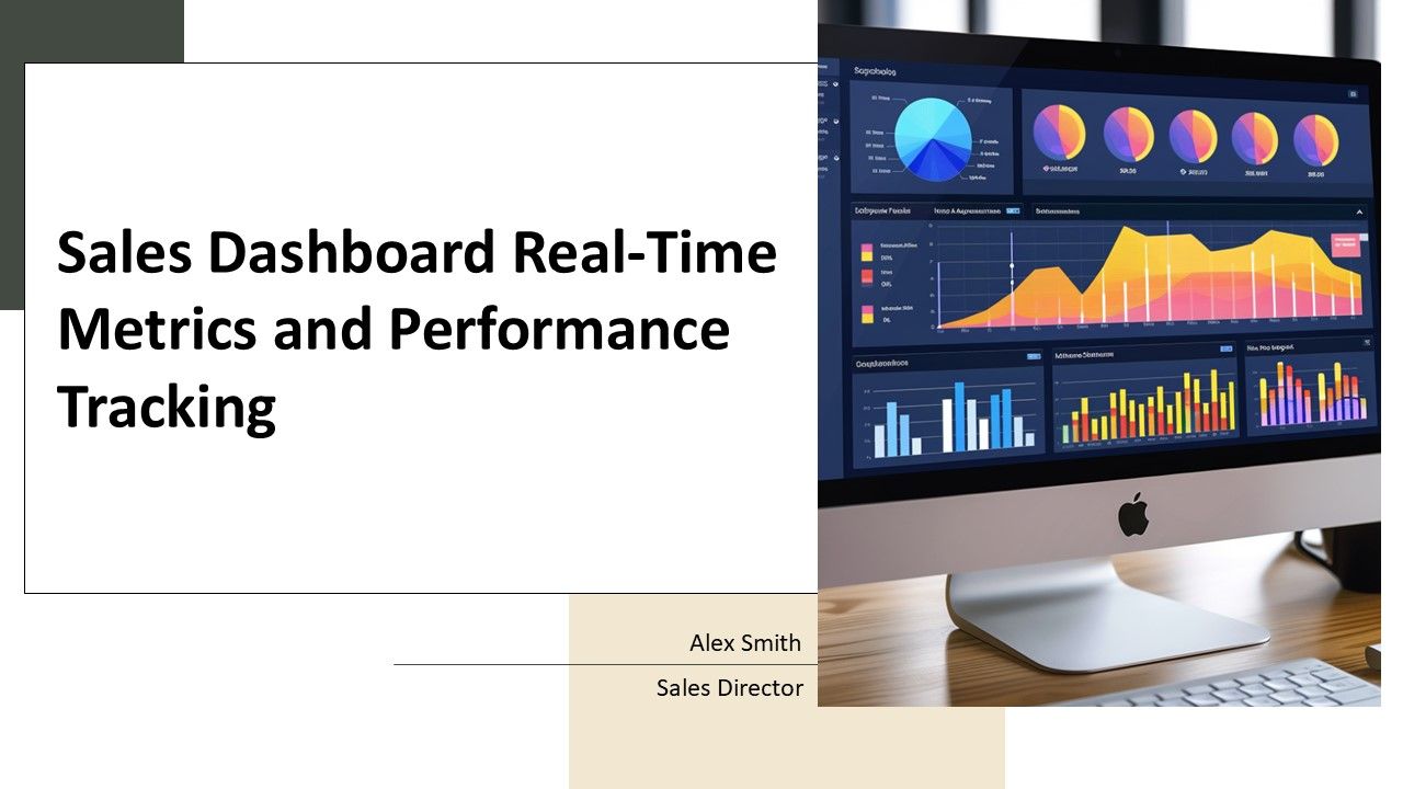 Sales Dashboard Real Time Metrics And Performance Tracking PPT Template AT