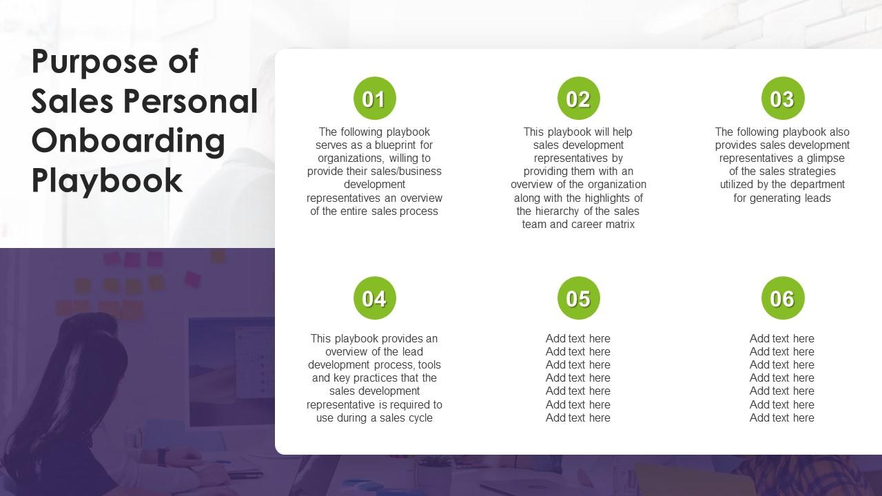 Sales Personal Onboarding Playbook Purpose Of Sales Personal Onboarding ... Sales Personal Onboarding Playbook Purpose Of Sales Personal Onboarding ...