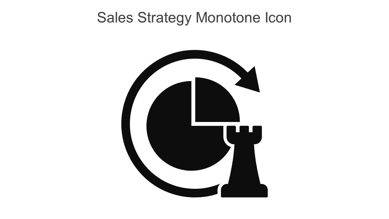 Sales Strategy Monotone Icon In Powerpoint Pptx Png And Editable Eps Format Ppt Example