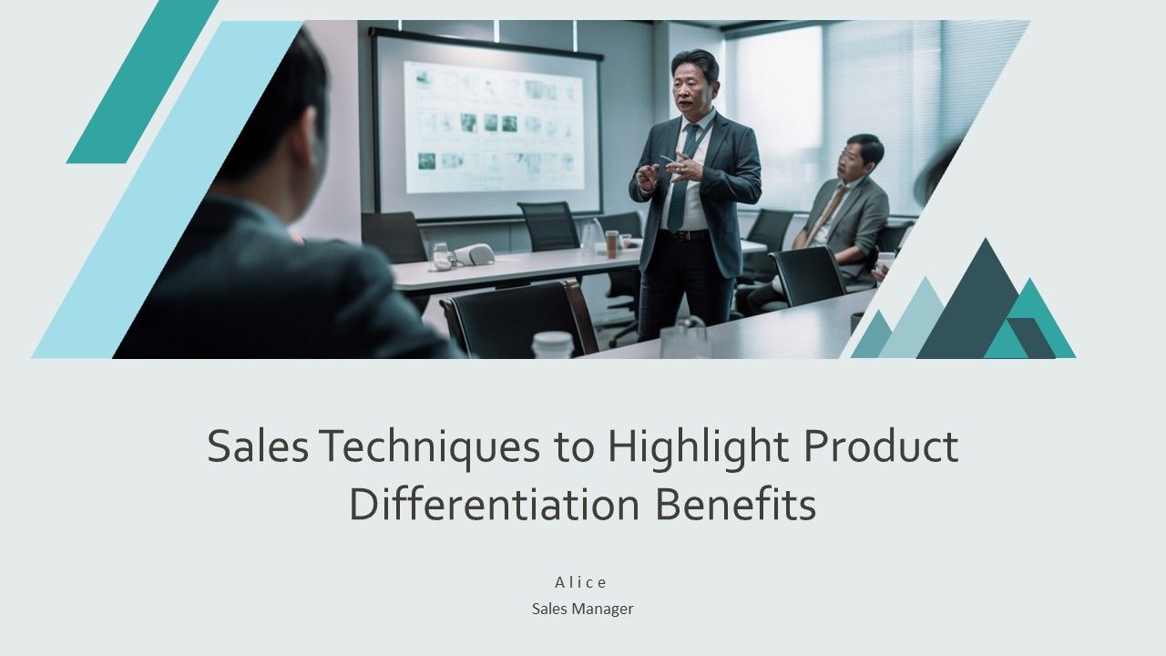 Sales Techniques To Highlight Product Differentiation Benefits PPT ...