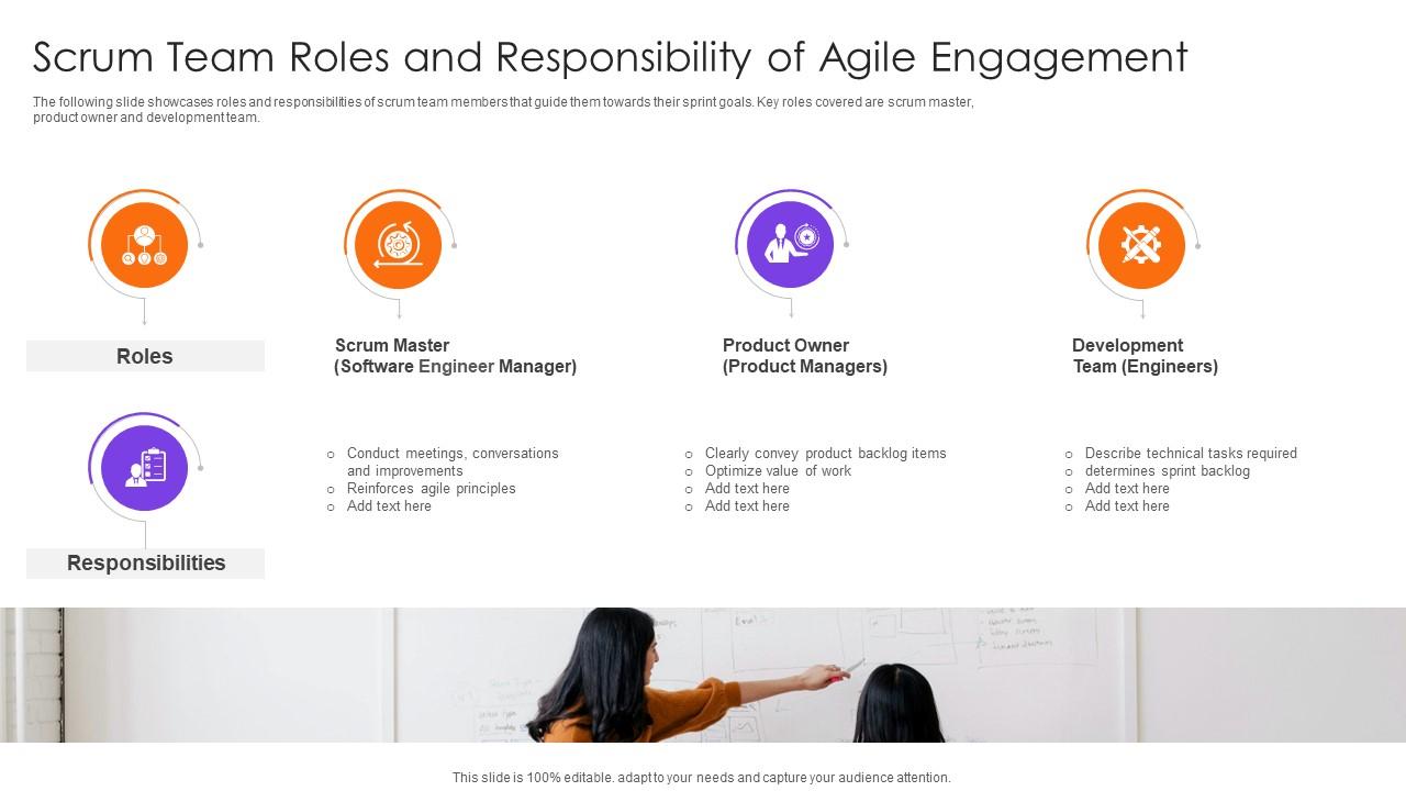 Scrum Team Roles And Responsibility Of Agile Engagement PPT PowerPoint Scrum Team Roles And Responsibility Of Agile Engagement PPT PowerPoint