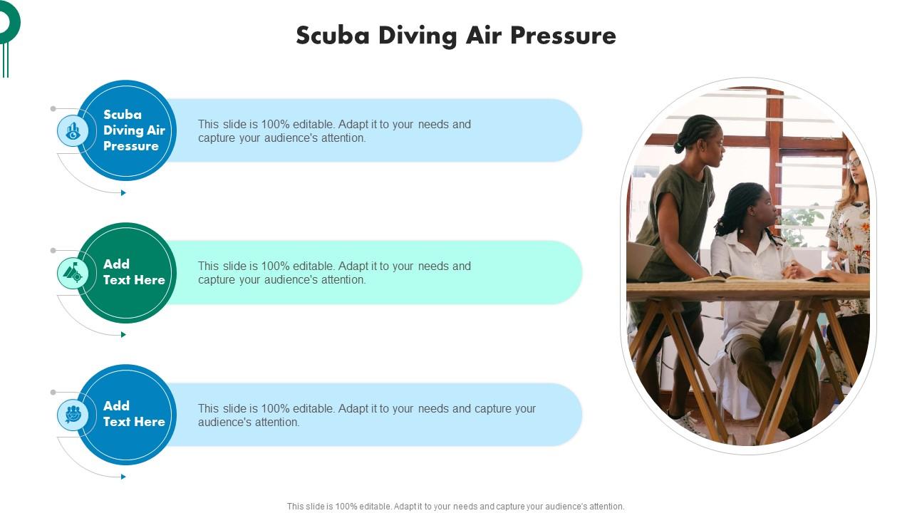 Scuba Diving Air Pressure In Powerpoint And Google Slides Cpp PPT Sample