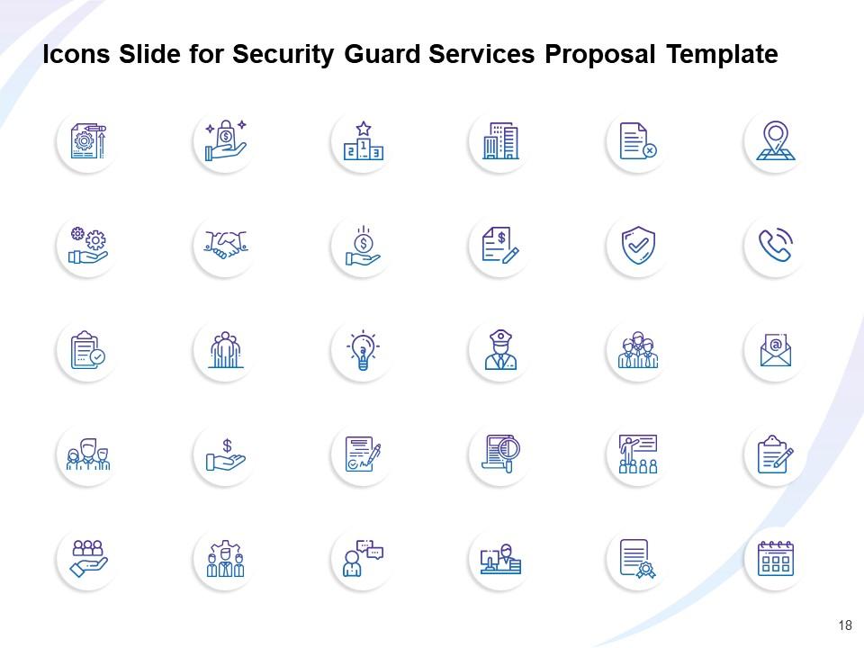 Security Guard Services Proposal Template Powerpoint Presentation Slides | Presentation Graphics ...