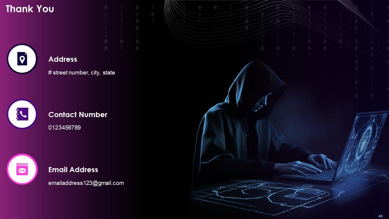 Security Plan To Prevent Cyber Attacks Powerpoint Presentation Slides