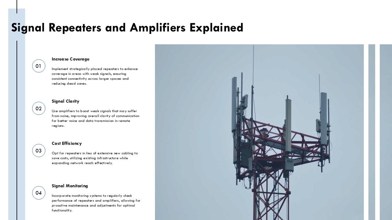 Signal Repeaters And Amplifiers Explained Greater Attenuation PPT ...