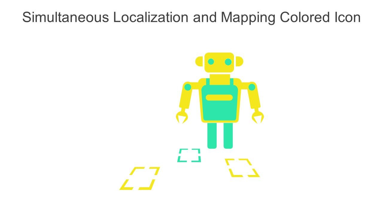 Simultaneous Localization And Mapping Colored Icon In Powerpoint Pptx