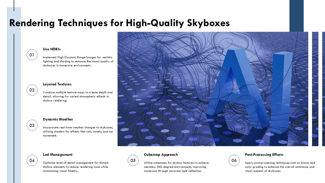 Skyboxes Immersive 3D Virtual Environment Rendering PPT Example ST AI PPT Template