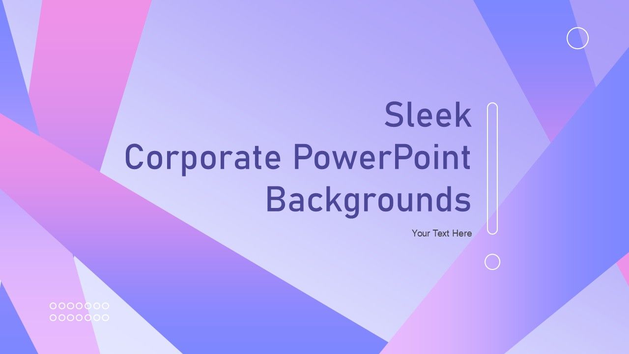 Sleek Corporate Powerpoint Background Template