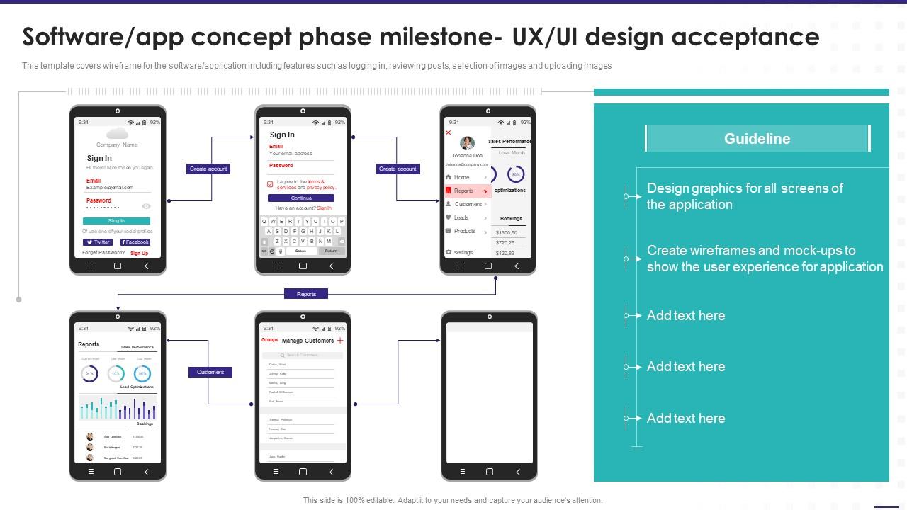 Software App Concept Phase Milestone Ux Ui Design Acceptance Enterprise Software Playbook