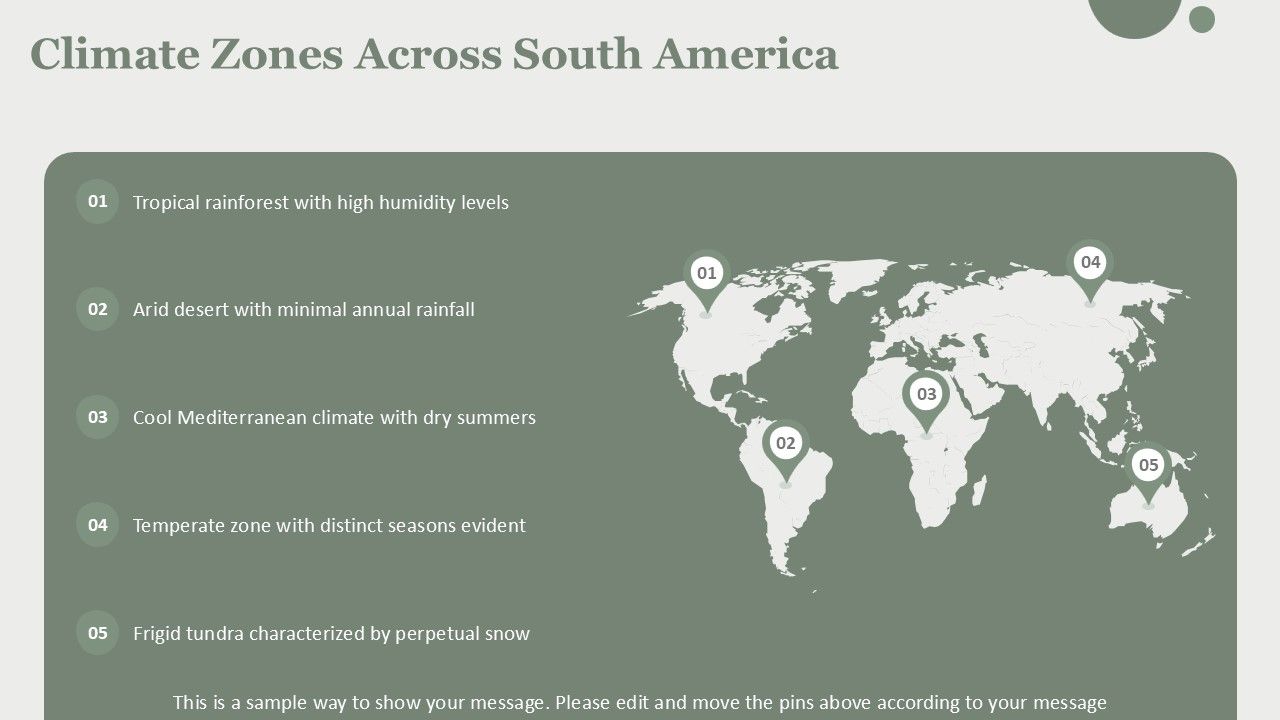 South America Map Geographic And Political Overview PPT Structure AT