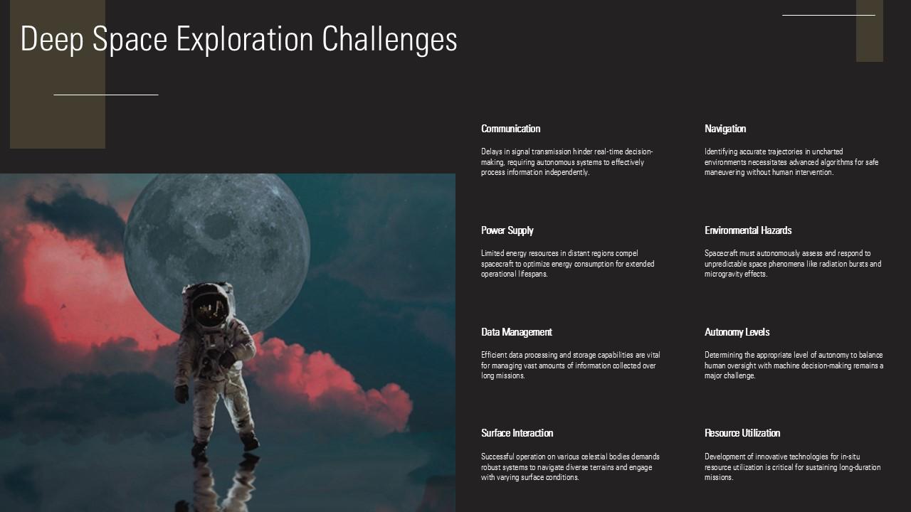 Spacecraft Autonomy Self Guided Space Exploration Ppt Slides St Ai Ppt