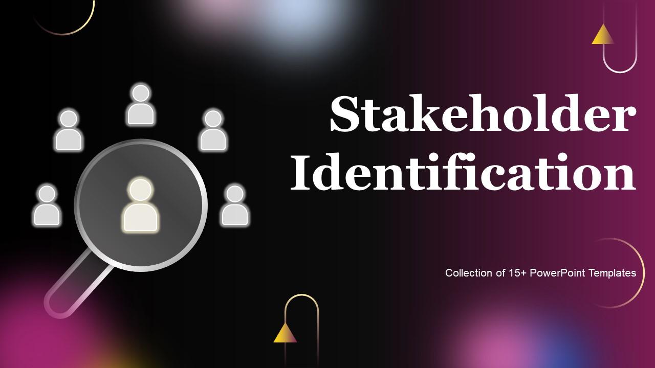 Stakeholder Identification Powerpoint Ppt Template Bundles PPT Template
