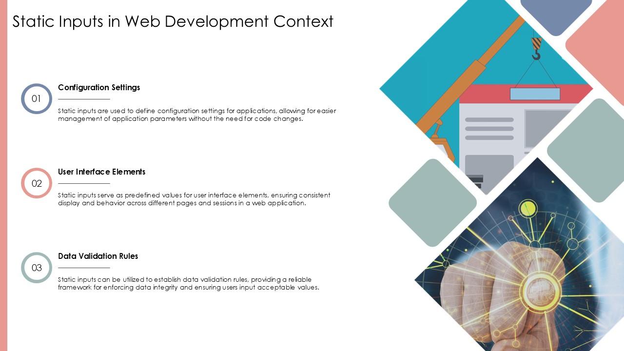 Static Inputs In Web Development Context PPT PowerPoint ST AI SS PPT Presentation