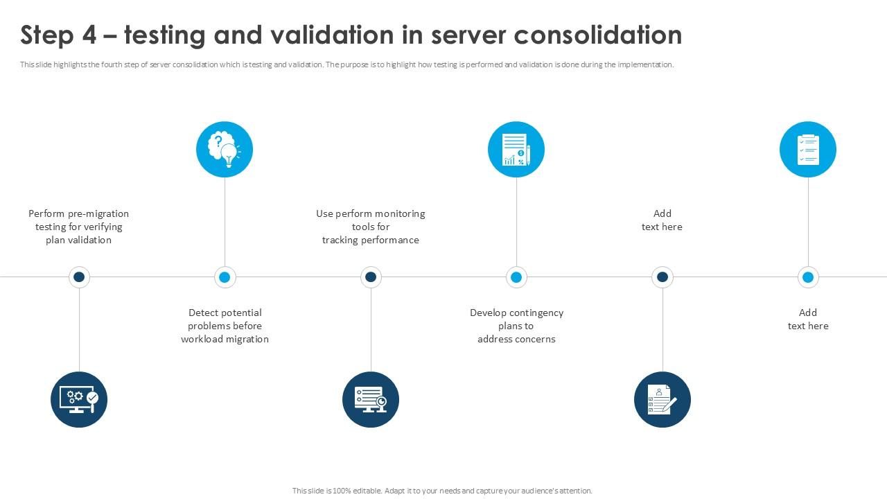 Step 4 Testing And Validation Server Consolidation Implementation Ppt ... Step 4 Testing And Validation Server Consolidation Implementation Ppt ...