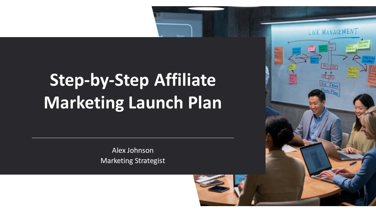 Step By Step Affiliate Marketing Launch Plan PPT Graphics AT