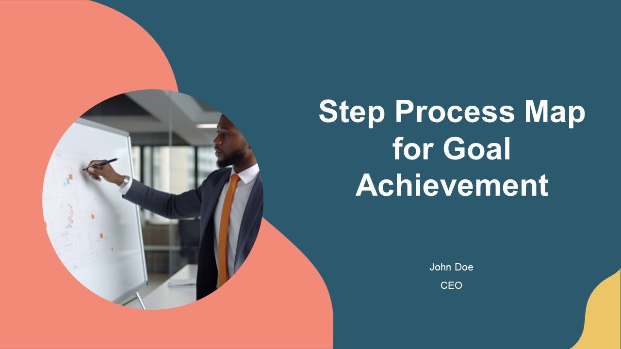 Step Process Map For Goal Achievement PPT Sample AT