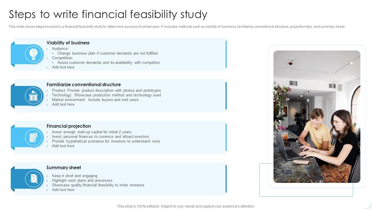 Steps To Write Financial Feasibility Study PPT PowerPoint Steps To Write Financial Feasibility Study PPT PowerPoint