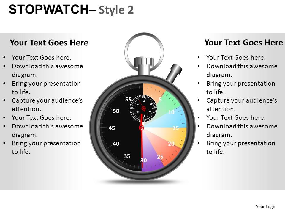 Stopwatch 2 Powerpoint Presntation Slides DB | PowerPoint Templates ...