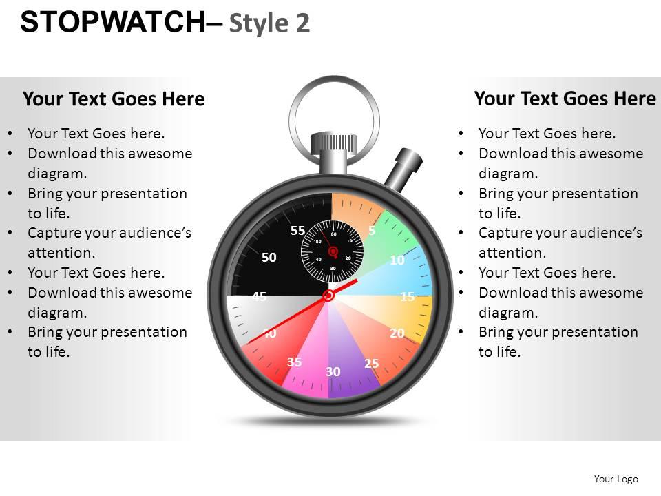 Stopwatch 2 Powerpoint Presntation Slides DB | PowerPoint Templates ...