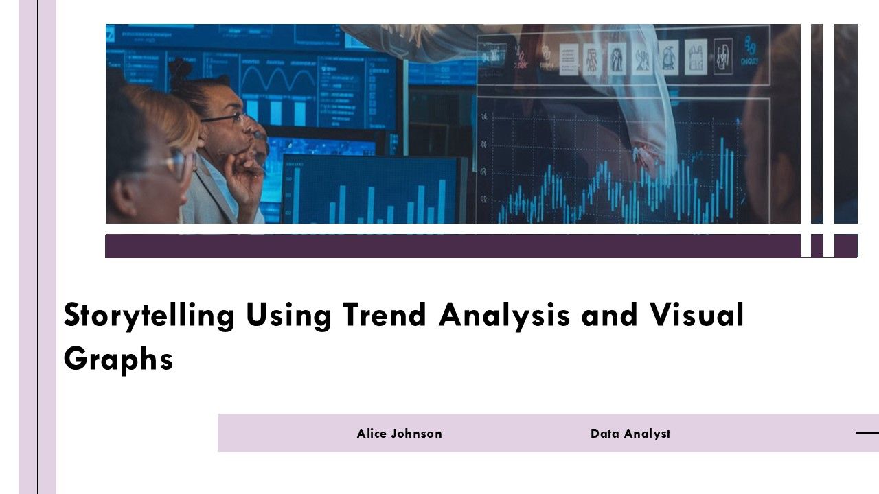 Storytelling Using Trend Analysis And Visual Graphs PPT Guidelines AT