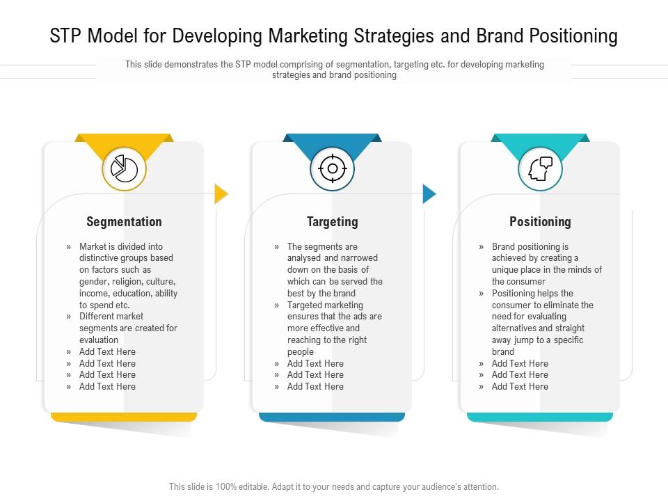 Stp Model For Developing Marketing Strategies And Brand Positioning