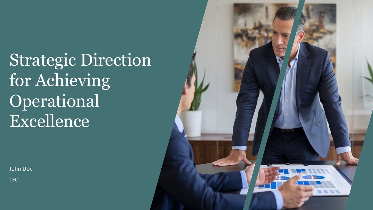 Strategic Direction For Achieving Operational Excellence PPT Guidelines AT